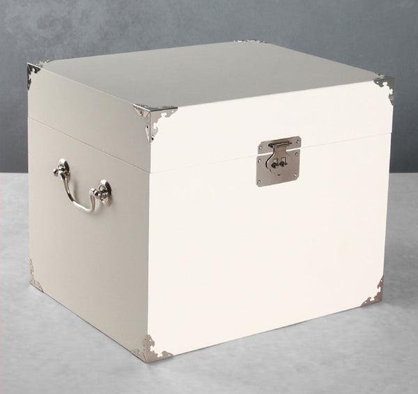 Painted Wooden Card Box - The Wedding Outlet