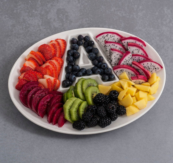 Porcelain Letter Platter A-Z - The Wedding Outlet