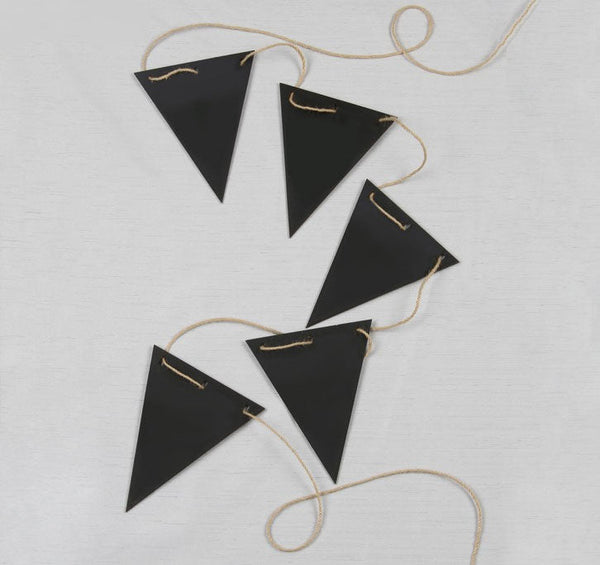 Chalkboard Pennant Flags (Set of 5) - The Wedding Outlet