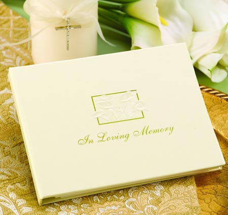 In Loving Memory Guest Book - The Wedding Outlet