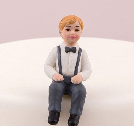 Toddler Boy Cake Top Figurine - The Wedding Outlet